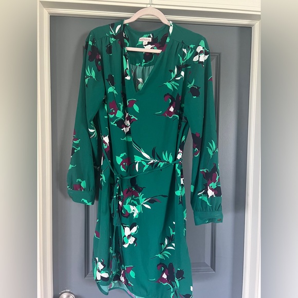 Merona | Dresses | Floral Long Sleeve Dress | Poshmark